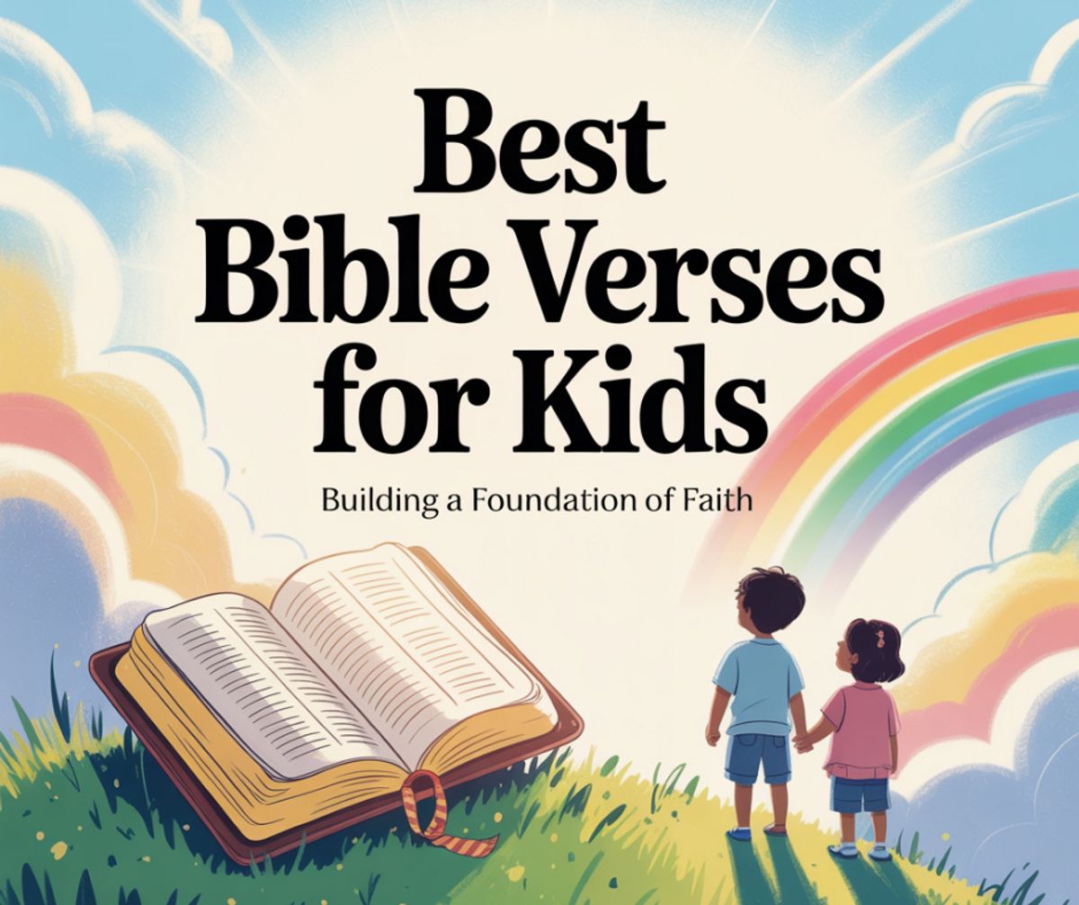 Best Bible Verses for Kids: Building a Foundation of Faith — Faithful ...