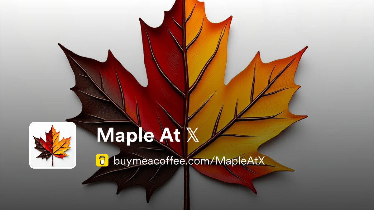 Maple At 𝕏 - Buymeacoffee