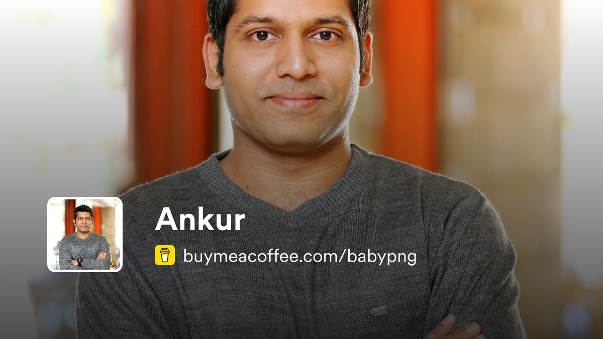 Ankur Buymeacoffee ankur-buymeacoffee