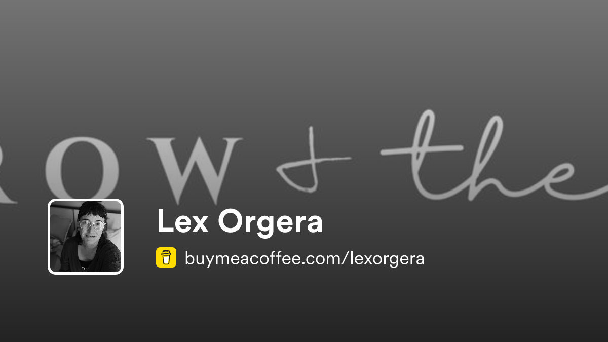 Lex Orgera - Buymeacoffee