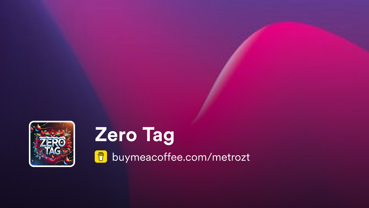 Zero Tag - Buymeacoffee