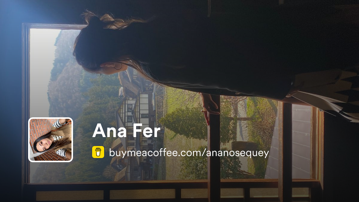 Ana Fer - Buymeacoffee