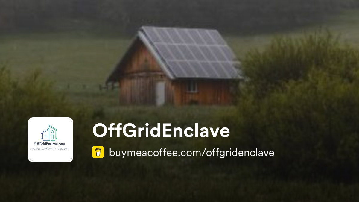 OffGridEnclave - Buymeacoffee
