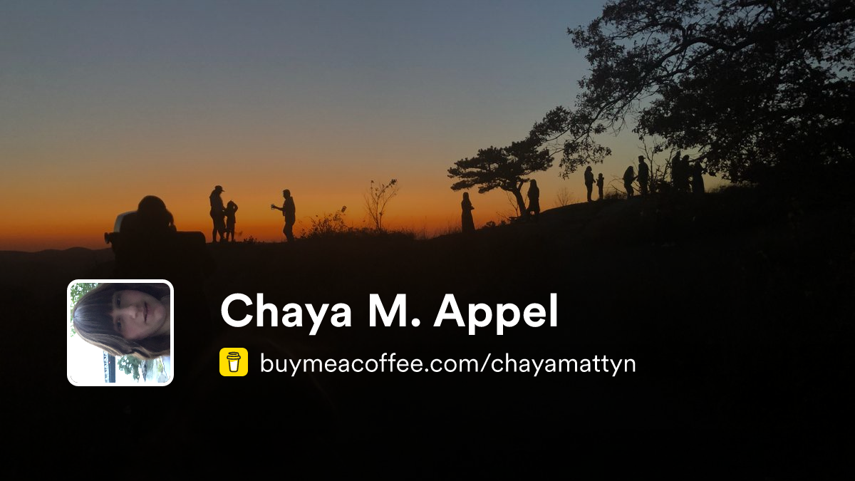 Chaya M. Appel is Poetry, articles, musings for the soul - Buymeacoffee