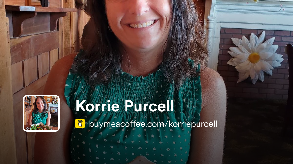 Korrie Purcell - Buymeacoffee