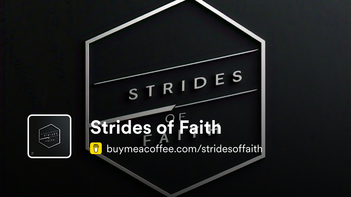 Strides of Faith - Buymeacoffee