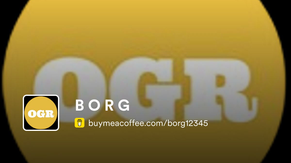B O R G - Buymeacoffee