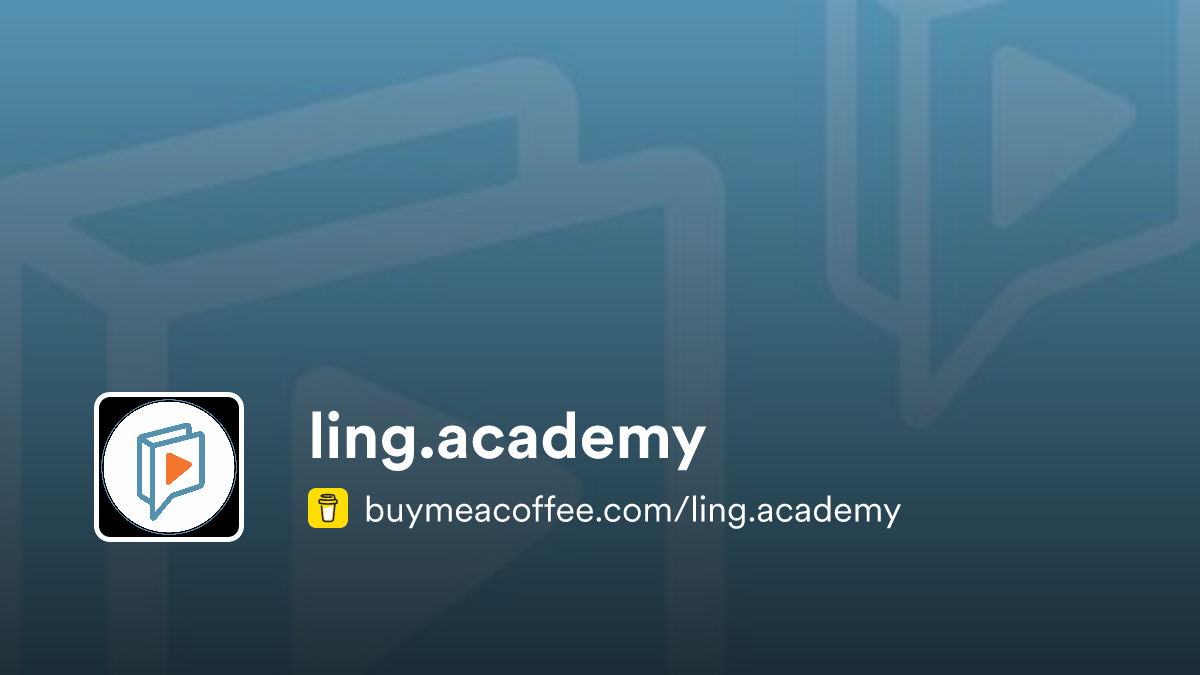 ling.academy - Buymeacoffee