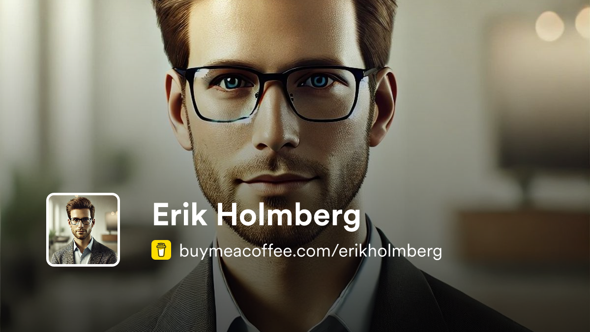Erik Holmberg - Buymeacoffee