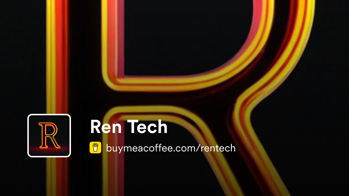 Ren Tech - Buymeacoffee