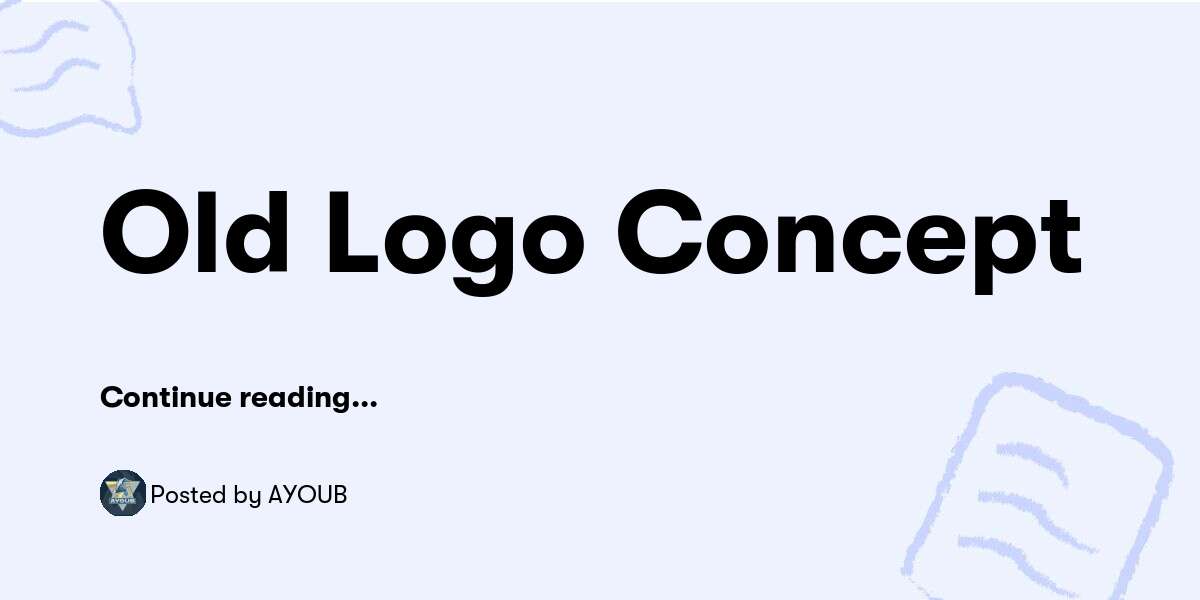 Old Logo Concept — AYOUB - Buymeacoffee