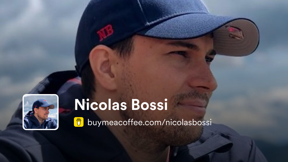 Nicolas Bossi - Buymeacoffee