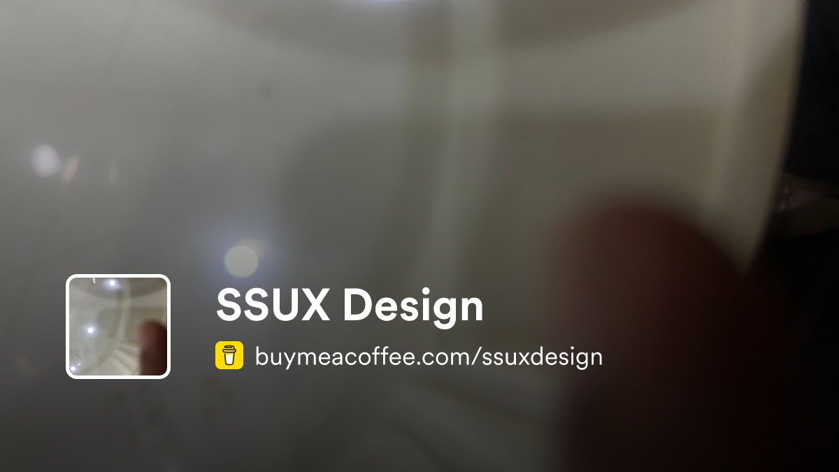 SSUX Design - Buymeacoffee