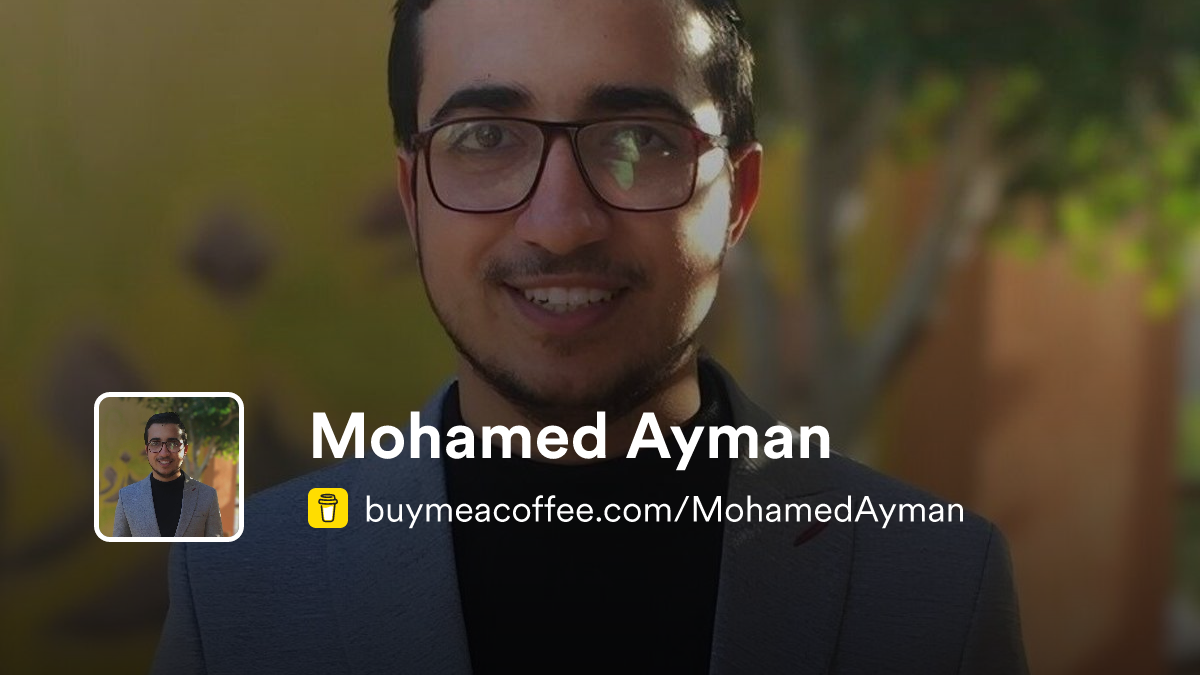 Mohamed Ayman - Buymeacoffee