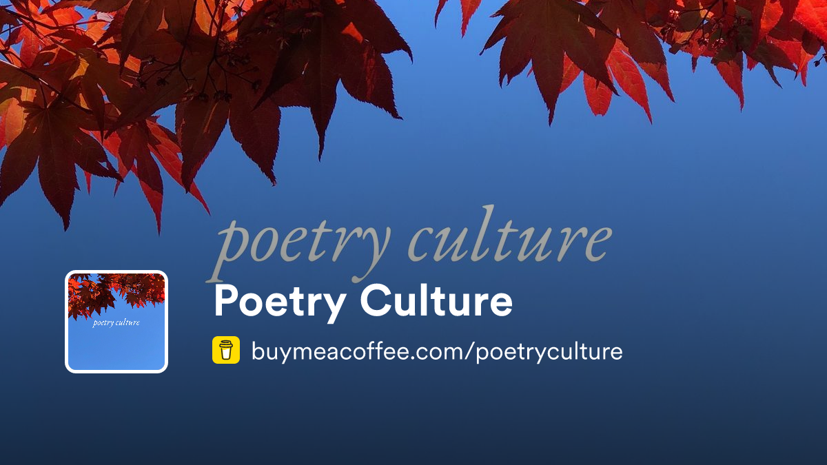 Poetry Culture - Buymeacoffee