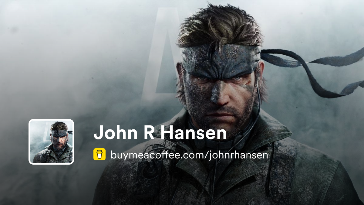 John R Hansen - Buymeacoffee