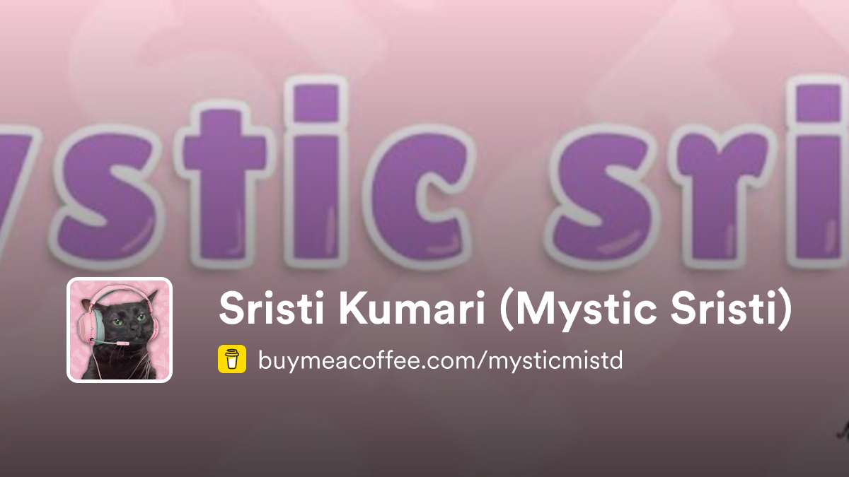 Sristi Kumari (Mystic Sristi) - Buymeacoffee