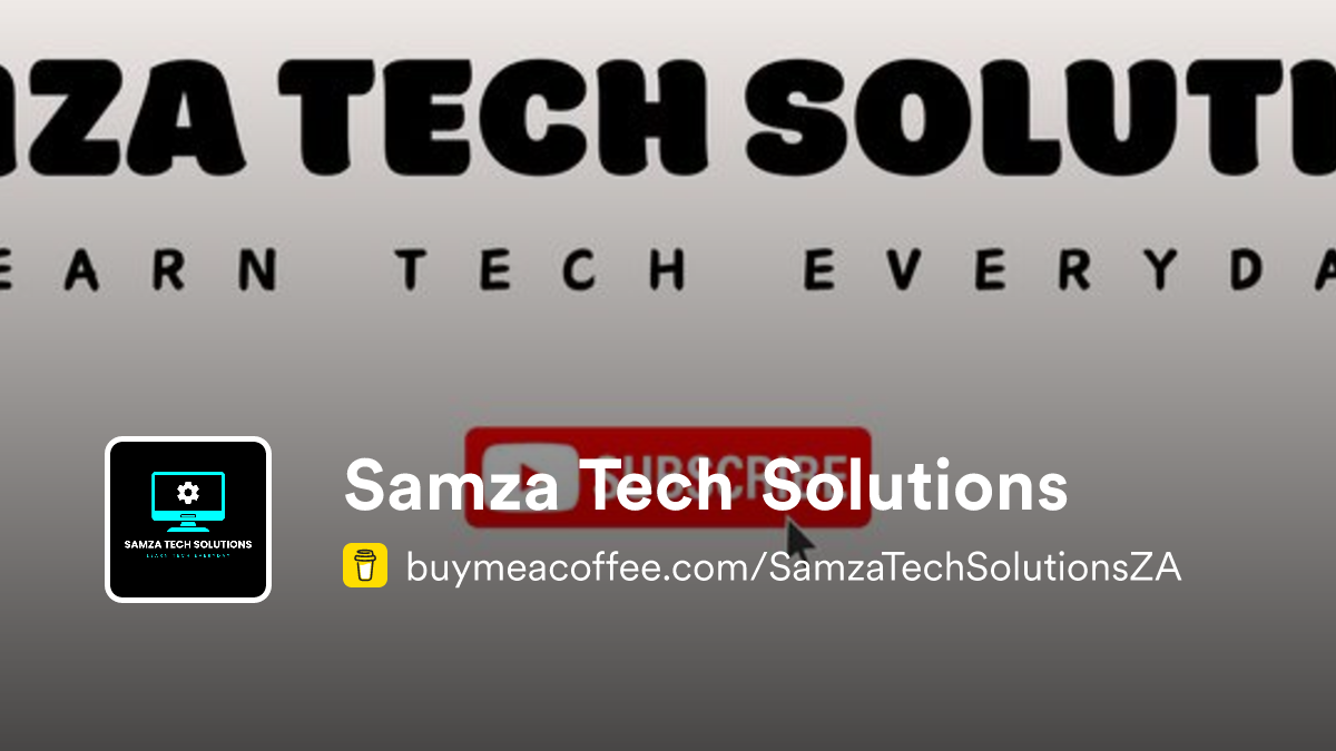 Samza Tech Solutions - Buymeacoffee