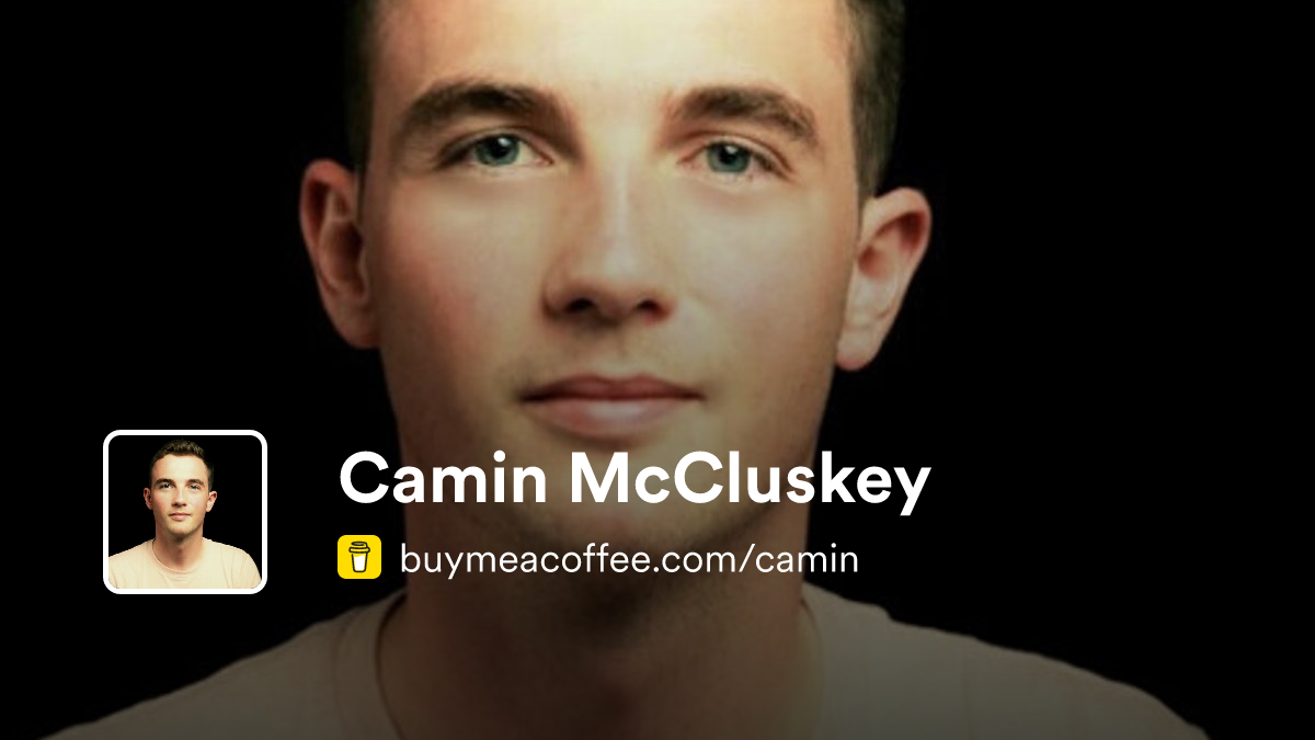 Camin McCluskey - Buymeacoffee