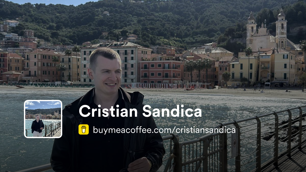 Cristian Sandica - Buymeacoffee