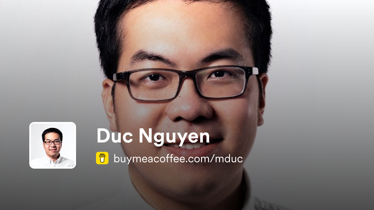 Duc Nguyen - Buymeacoffee