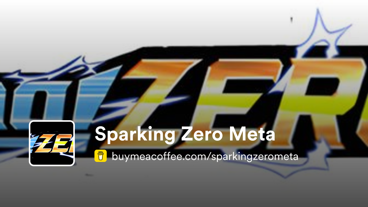 Sparking Zero Meta - Buymeacoffee