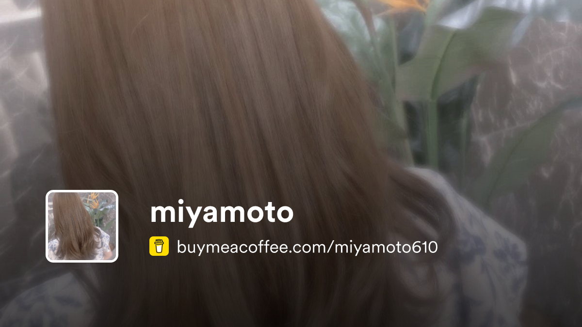 miyamoto is software - Buymeacoffee