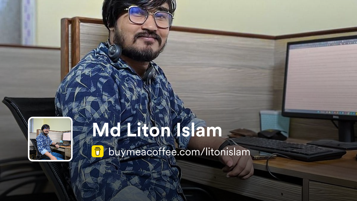 Md Liton Islam - Buymeacoffee