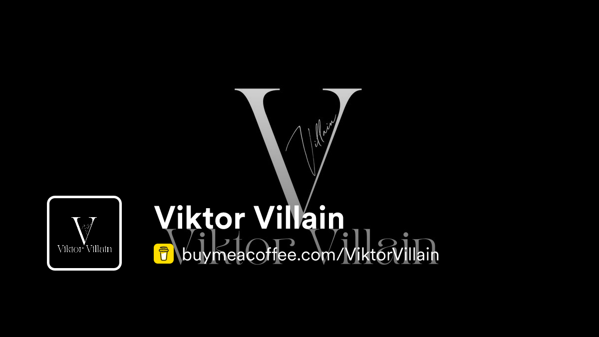 Viktor Villain - Buymeacoffee