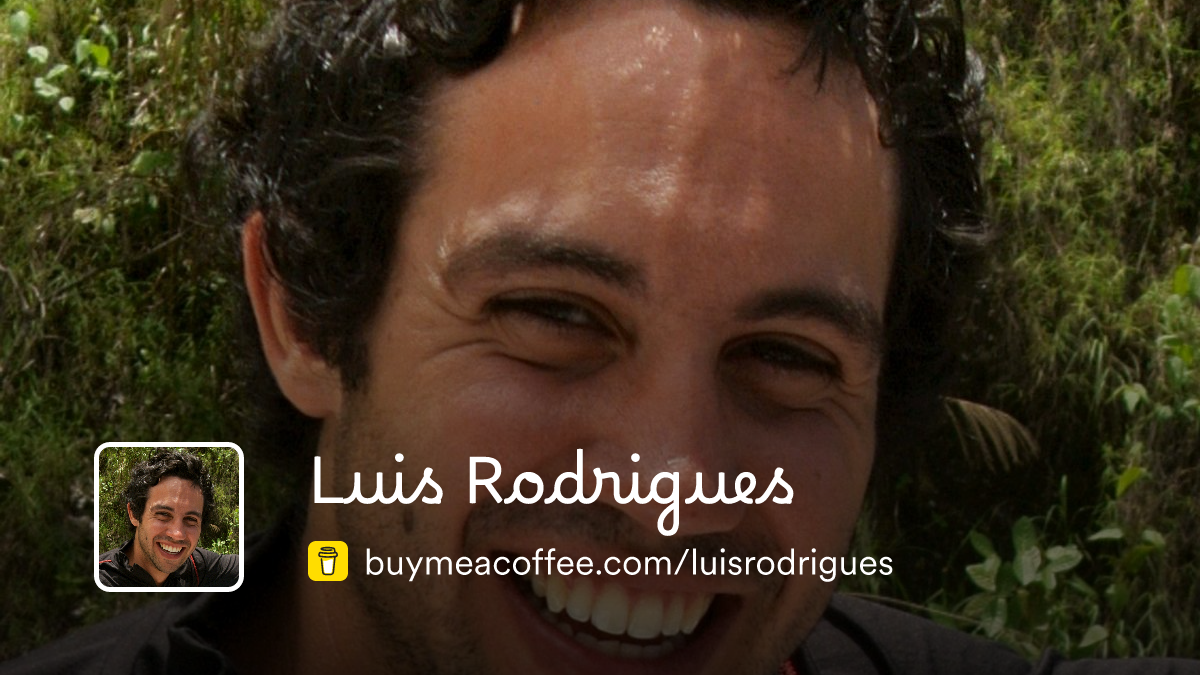 Luis Rodrigues - Buymeacoffee