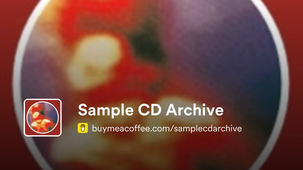 Sample CD Archive - Buymeacoffee