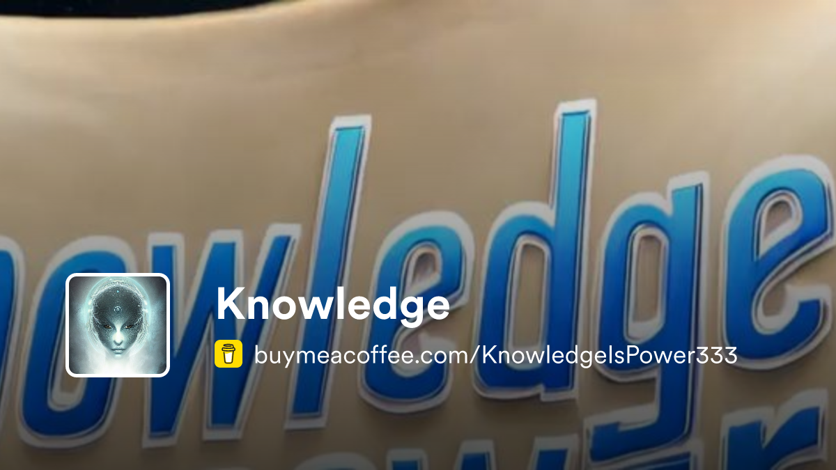 Knowledge - Buymeacoffee