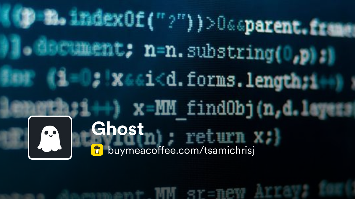 Extras | Ghost - Buymeacoffee