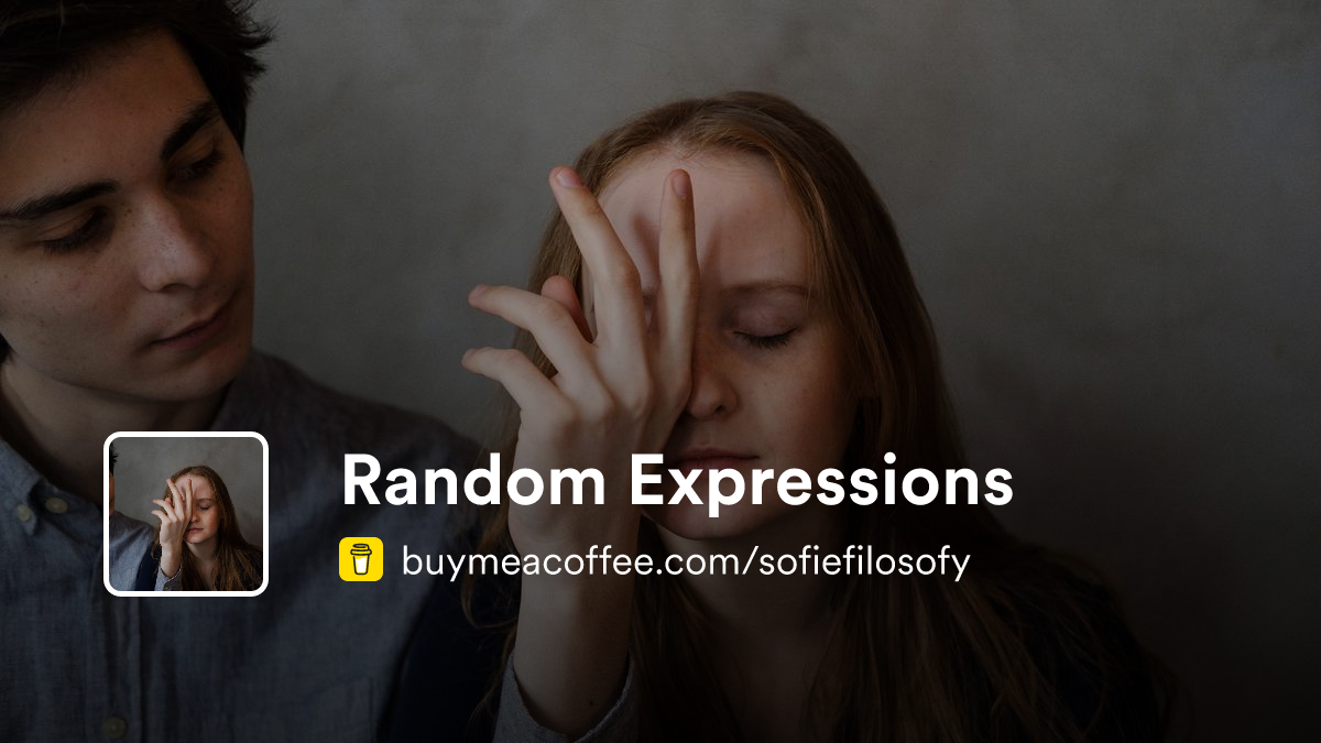 Random Expressions - Buymeacoffee