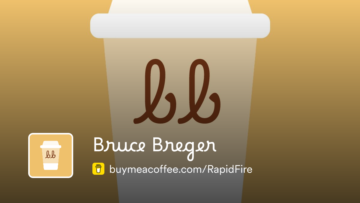 Bruce Breger is Co-Hosting RapidFireDomaining.com - Buymeacoffee