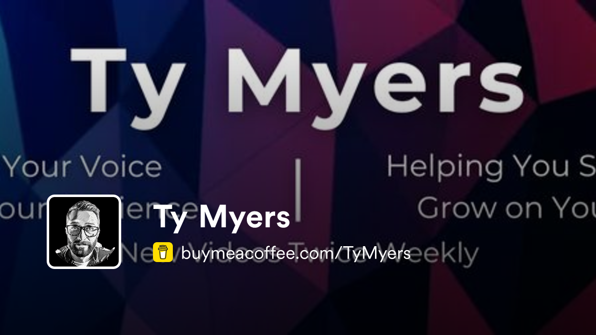 Membership | Ty Myers - Buymeacoffee