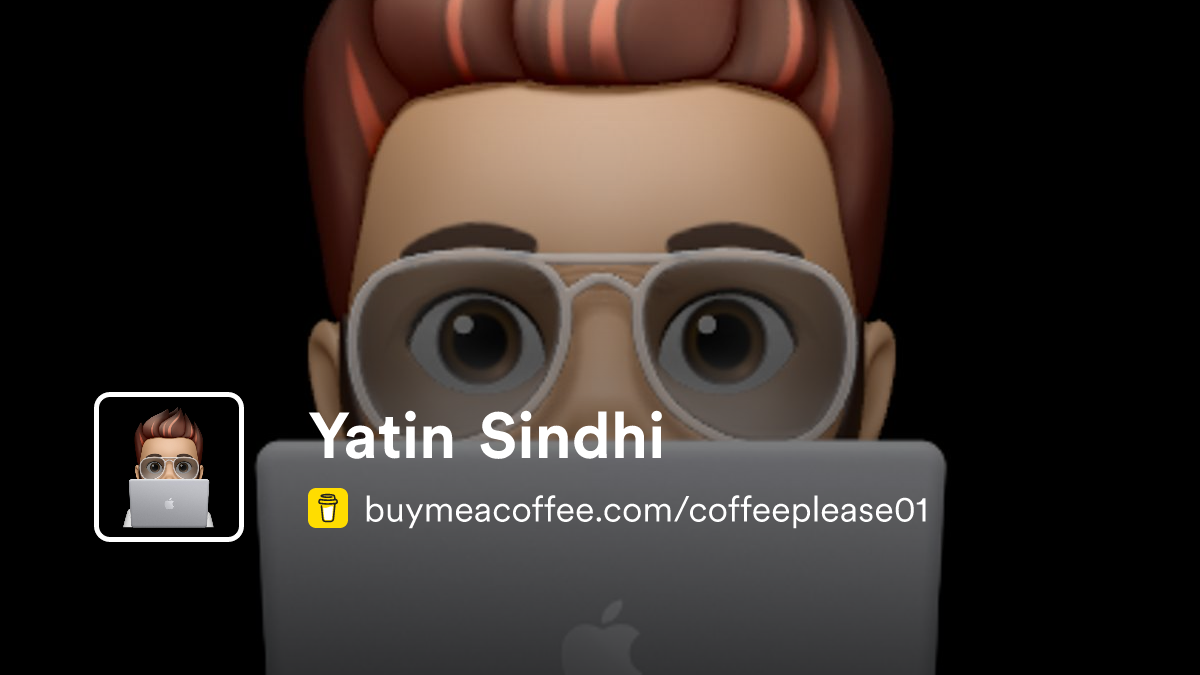 Yatin Sindhi - Buymeacoffee