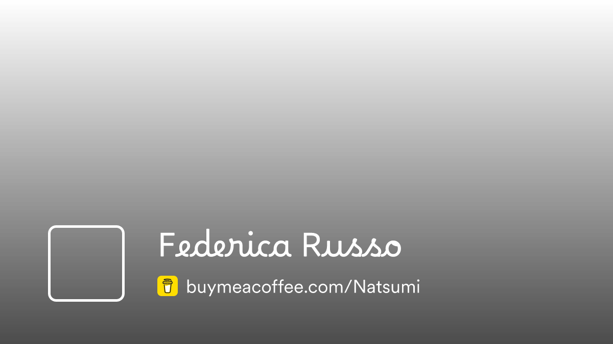 Federica Russo - Buymeacoffee