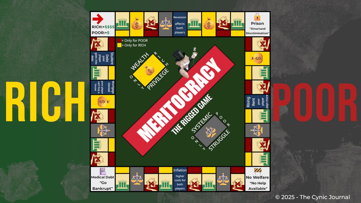 Meritocracy is a Scam: The Rigged Game of Social Mobility — The Cynic ...