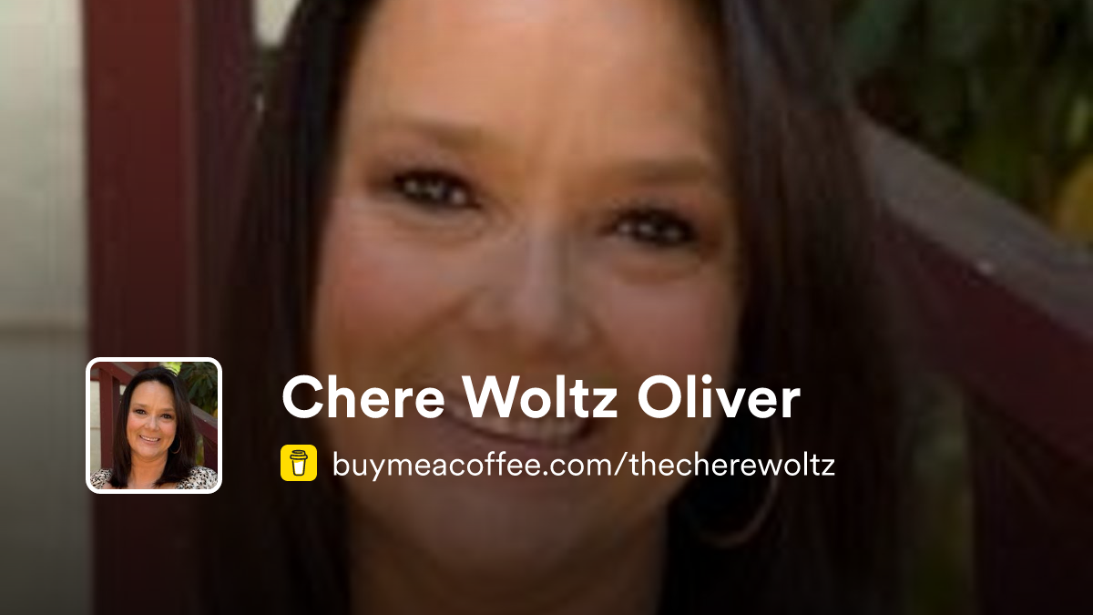 Chere Woltz Oliver is content creator - Buymeacoffee
