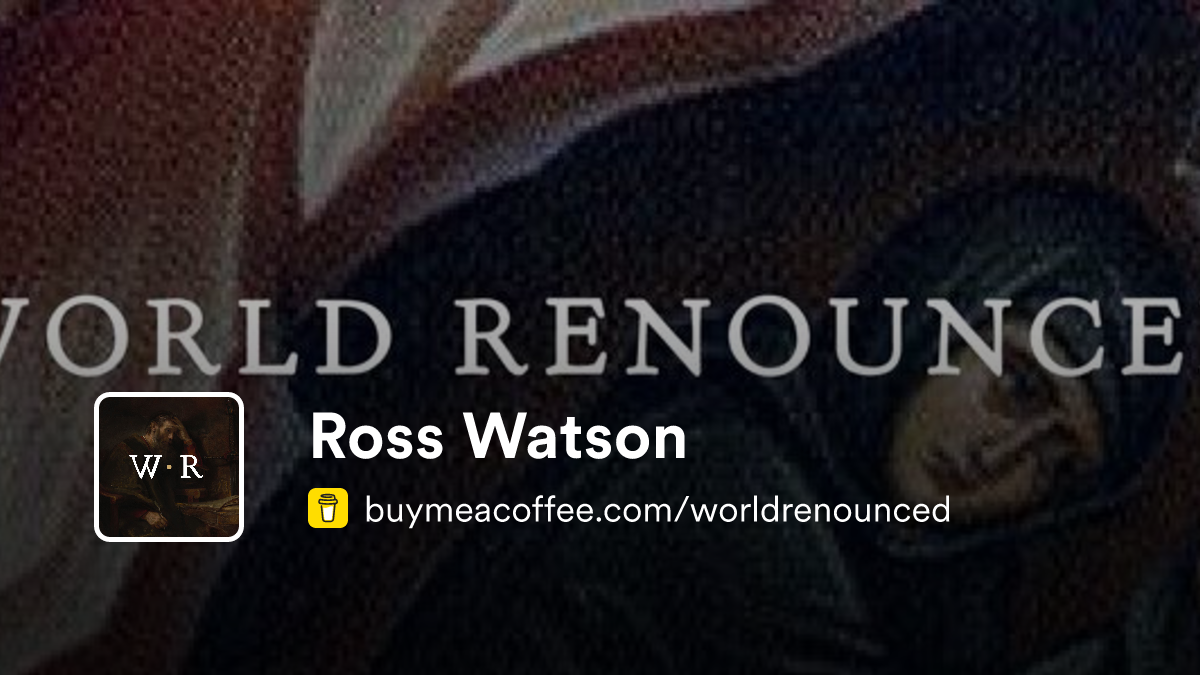 Ross Watson - Buymeacoffee