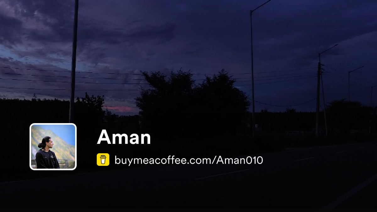 Aman is creating android apps - Buymeacoffee