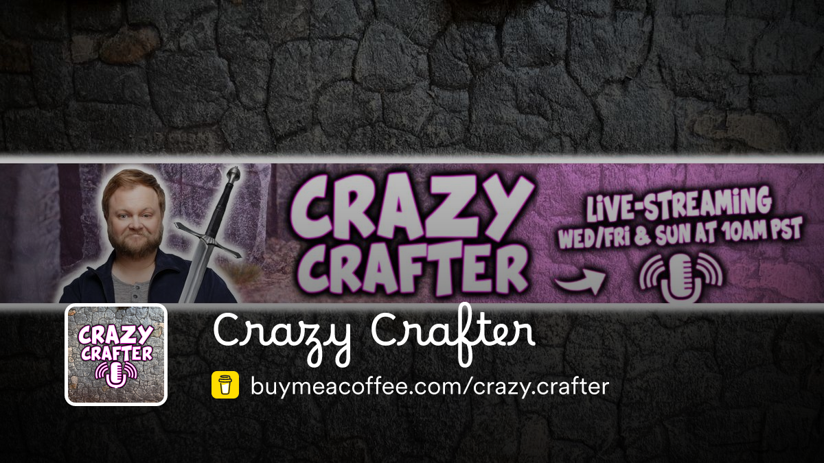 Crazy Crafter is a content creator on YouTube! - Buymeacoffee