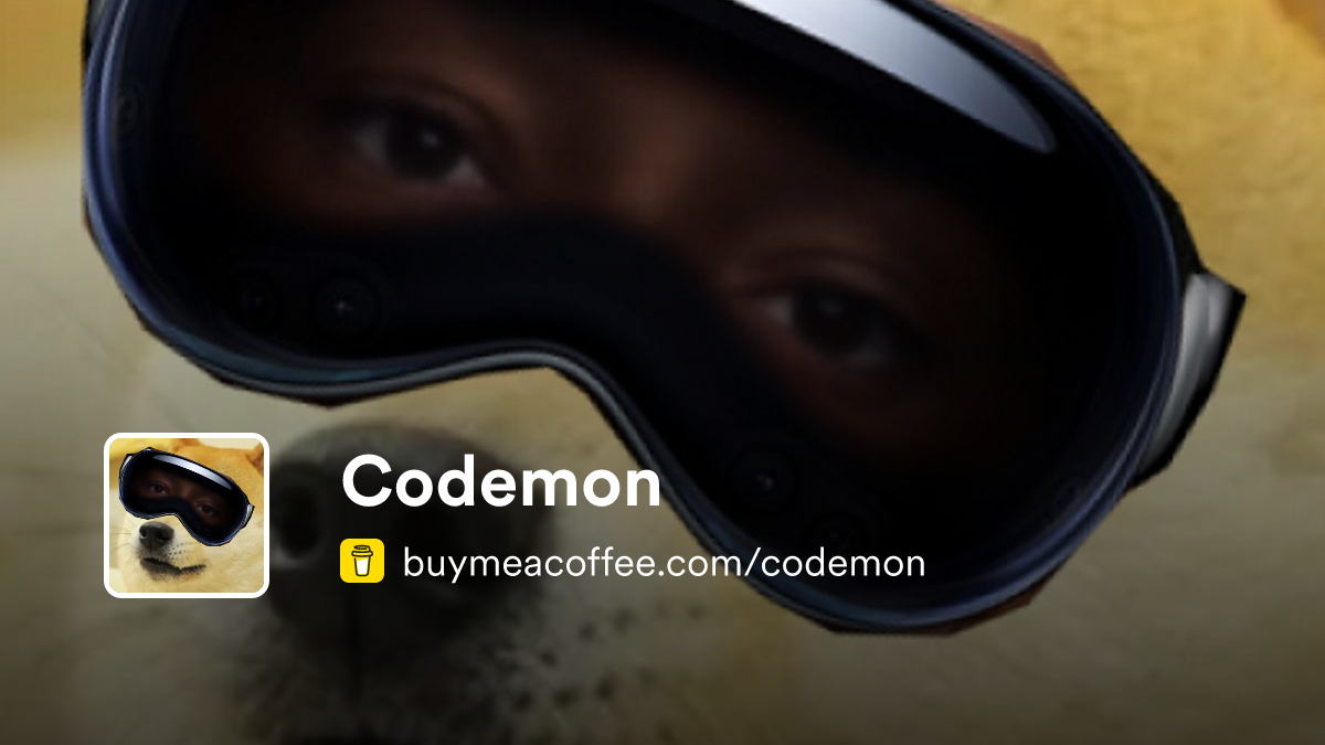 Codemon - Buymeacoffee