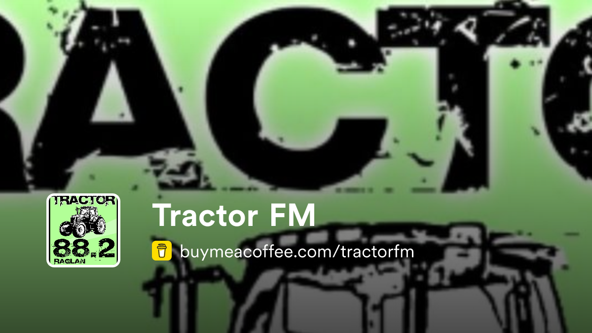 Tractor FM - Buymeacoffee