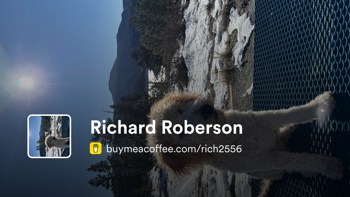 Richard Roberson is Open source dev - Buymeacoffee