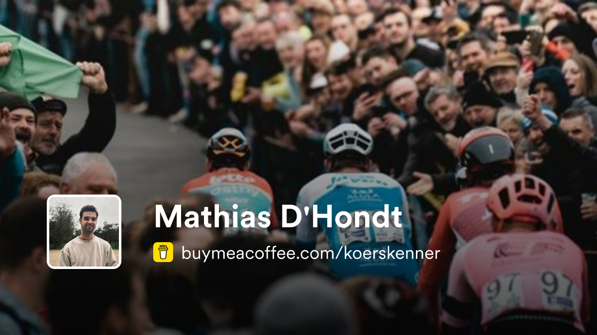 Mathias D'Hondt - Buymeacoffee