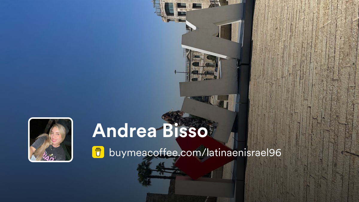Andrea Bisso - Buymeacoffee