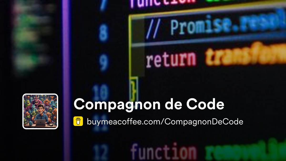 Compagnon de Code - Buymeacoffee