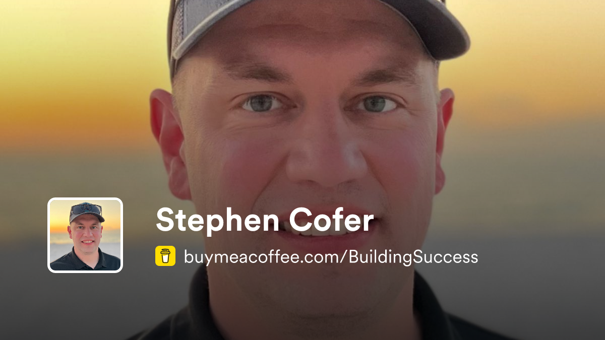 Stephen Cofer - Buymeacoffee
